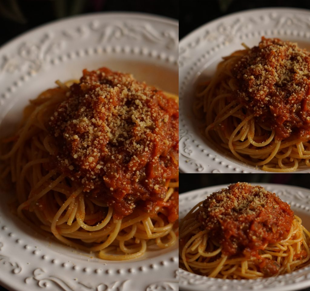 Spaghetti al tuco – Mi Corazón de Arroz